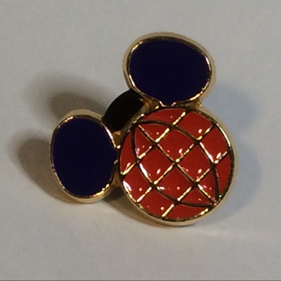 Disney | Jewelry | Disney Mickey Mouse Ears Epcot World Gold Tone Pin ...